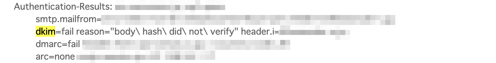 DKIM認証が失敗する原因とは？ DKIM failの修正方法 - ベアメールブログ